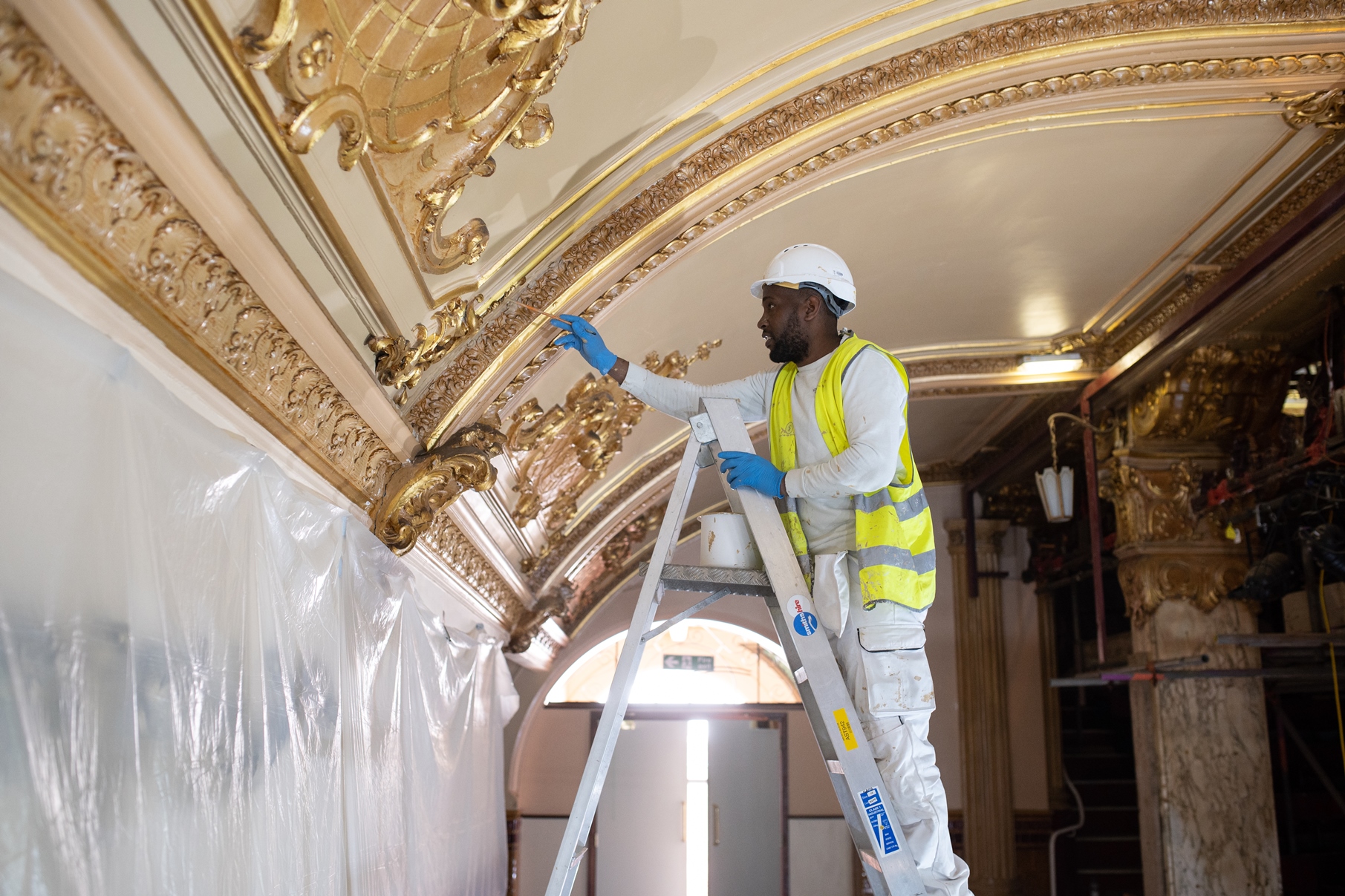 125 years of history hidden behind the ceiling of Tower Ballroom ...