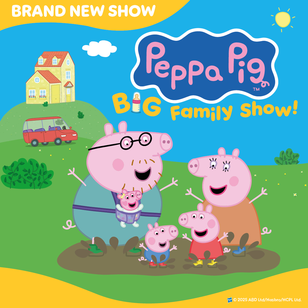 Peppa Pig’s back at Blackpool Grand in 2026 with her Big Family Show ...